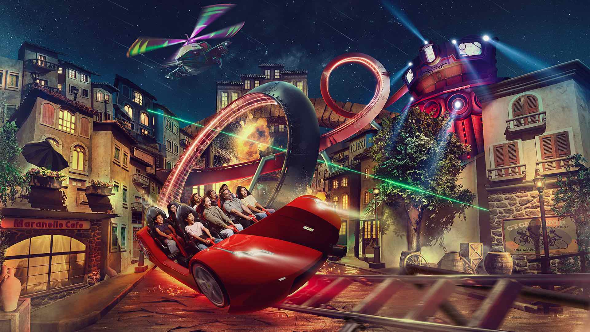 Mega-coaster to be launched at Ferrari World Abu Dhabi in 2023 ...